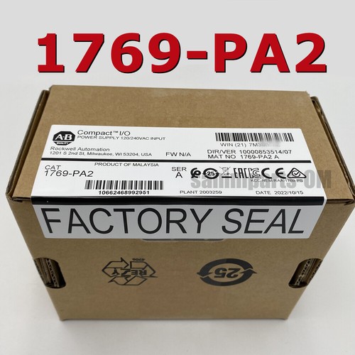 New Sealed Allen-Bradley 1769-PA2 AB Ser A Compact Power Supply Input ...