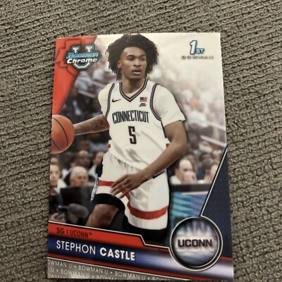 Stephon Castle 2023-24 Bowman U Chrome 1st Rookie Card RC SPURS 🔥 | eBay