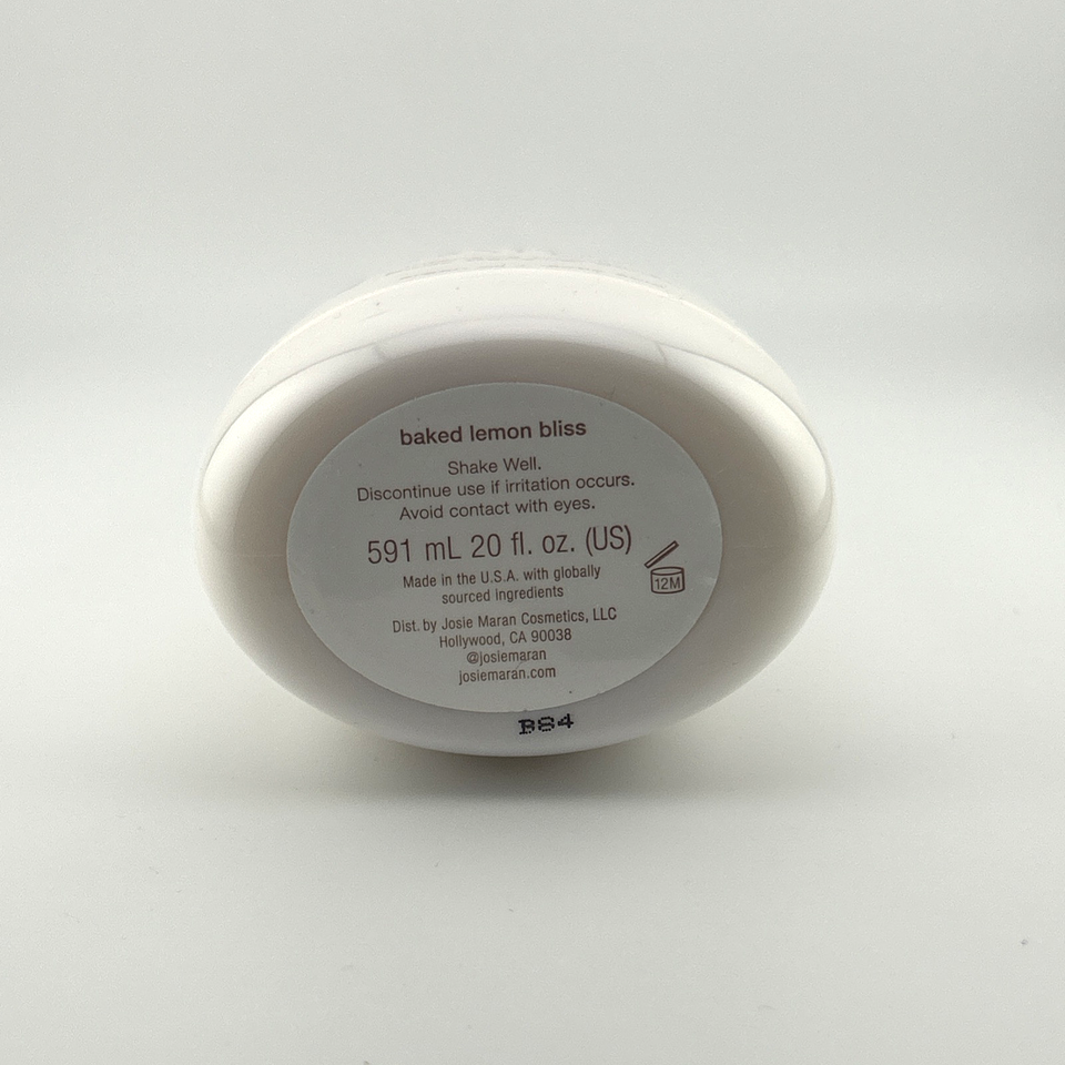 Josie Maran Argan Milk Intensive Hyd Body Renewal Serum 20oz (Baked Lemon Bliss) | eBay