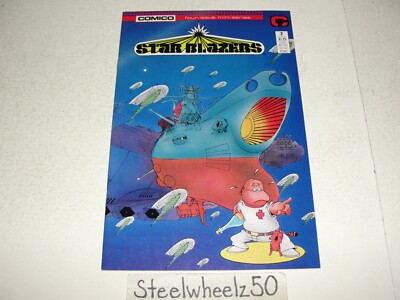 Star Blazers #2 Comic 1987 Comico 1st Series Cartoon Phil Foglio Doug ...