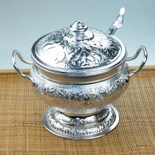 Tom Serving Pot Dual Handle Thai Soup Server for Family Household | eBay