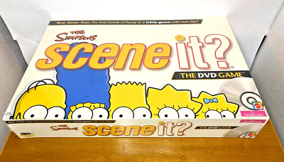 The Simpsons Scene It? DVD Game (2009, Mattel) NEW-SEALED! | eBay
