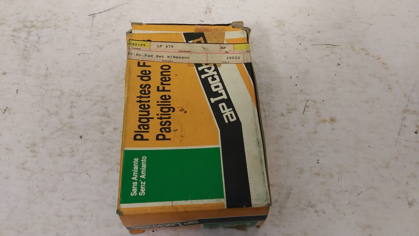 AP Lockheed Delphi Disc Brake Pad Set for Land Rover LP475 for sale ...