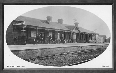 CPA AFRIQUE DU SUD RAILWAY STATION BENONI | eBay