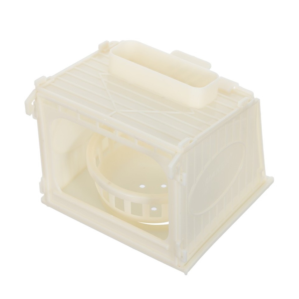 Finch Plastic Nest Box - Bird Breeding House for Cage - Transparent ...