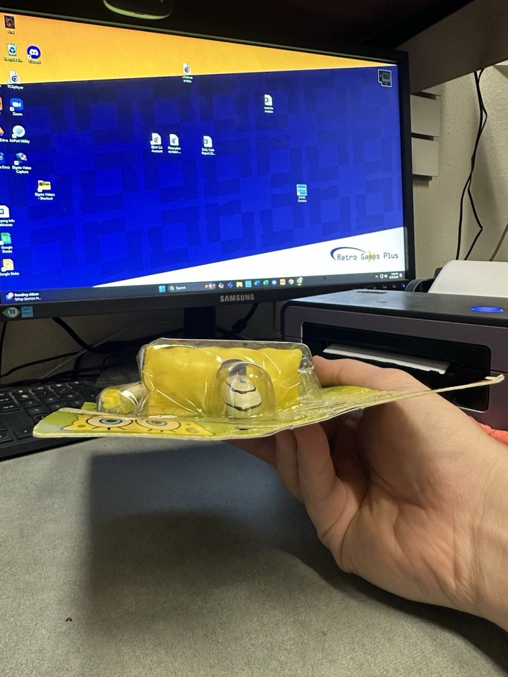 Nickelodeon Stretchy Face SpongeBob Squarepants Toy 2006 **NEW SEALED ...