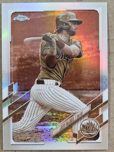Jeff McNeil Sepia Refractor 2021 Topps Chrome Card #214 Néw York Mets ...