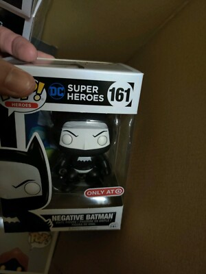 FUNKO POP DC SUPER HEROES 161 NEGATIVE BATMAN TARGET'S EXCLUSIVE | eBay