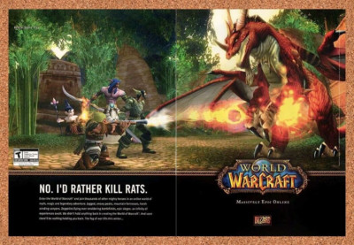 2004 World Of WarCraft Vanilla PC Original Advertisement / Retro Promo ...