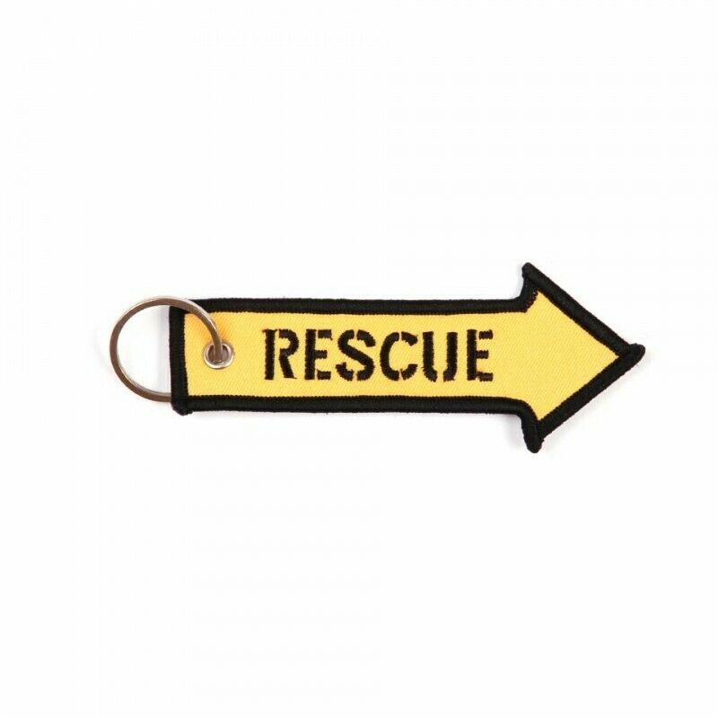 Schlüsselanhänger "Rettung" Rescue Arrow Key Ring Chain Keyhanger Fun ...