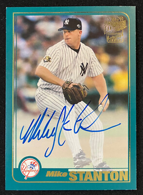 MIKE STANTON NEW YORK YANKEES 2018 TOPPS ARCHIVES FAN FAVORITES ...