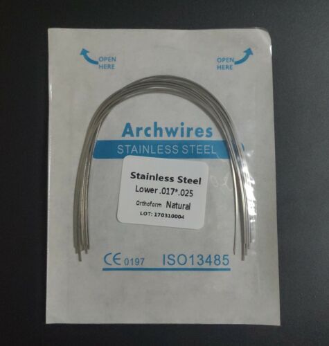 30 Packs Dental Orthodontic Stainless Steel Arch Wires Rectangular ...