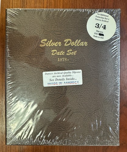 ~SEALED~ Silver Dollar Date Set 1878- Dansco Coin Album (Morgan ...