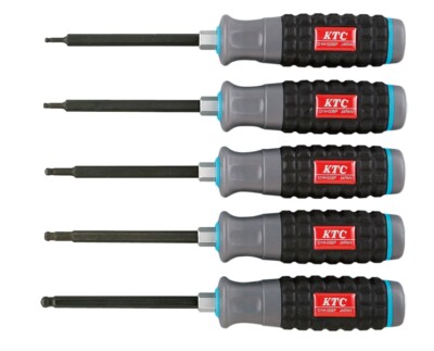 KTC PLASTIC GRIP BALL POINT HEX DRIVER SET (2.5,3,4,5,6mm) TD1HBP5 | eBay