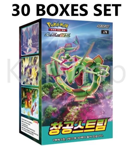 [30 BOX SET] Pokemon Card Blue Sky Stream S7R Evolving Skies Booster ...