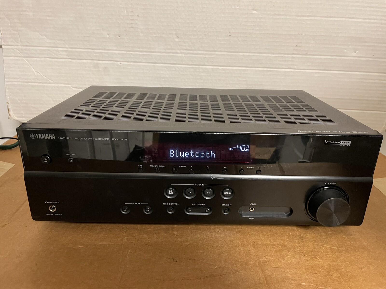 Yamaha RX-V379 5.1 Channel 4K Ultra HD AV Bluetooth Home Theater Stereo ...