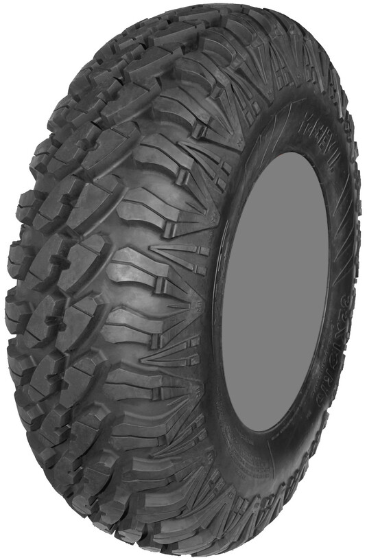 Kit 4 AMS M4 Evil Tires 28x10-14 on Valor V05 Beadlock Matte Black ...