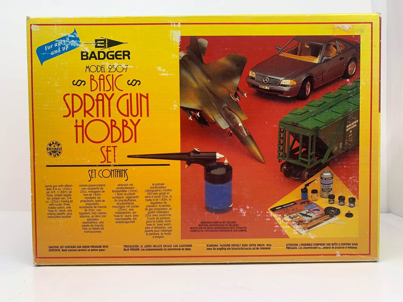 Badger 250-7 Basic Spray Gun Set And Accessories External Mix for sale ...