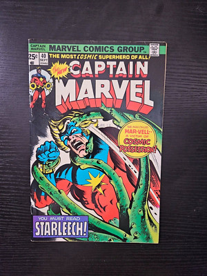 Captain Marvel #40 Marvel Comics 1975 | eBay