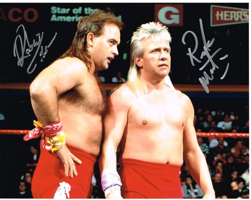 ROCK N ROLL EXPRESS MORTON GIBSON HOF WWE WWF AUTOGRAPH 8X10 PHOTO ...