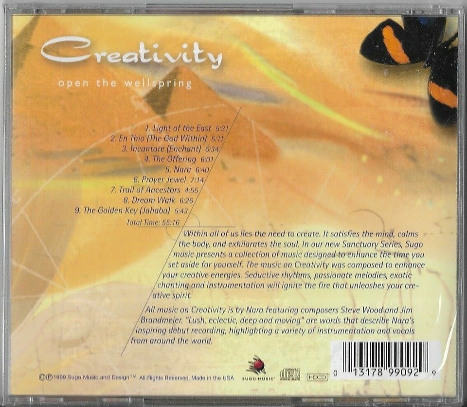 Creativity - Open The Wellspring (CD, 1999) DISC ONLY #O224 | eBay