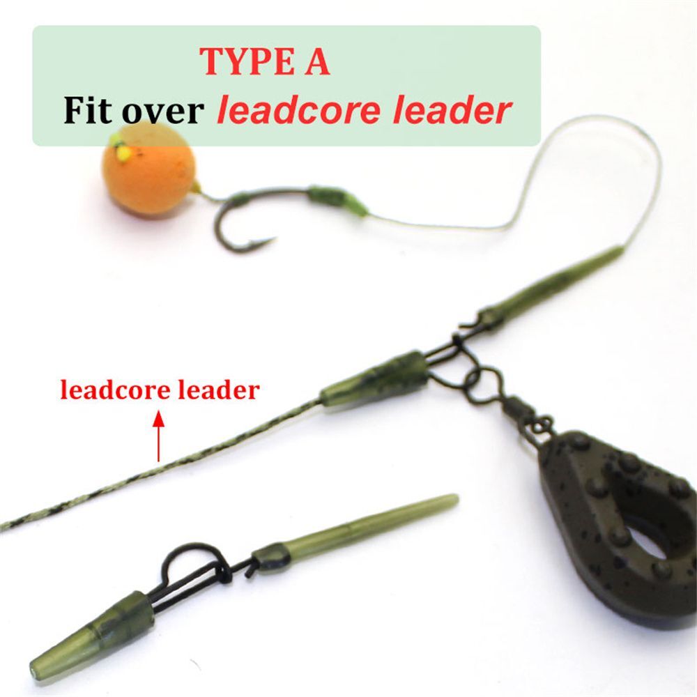 Swivel Tail Rubber Lead Clip Anti Tangle Sleeves Fastening the Line ...