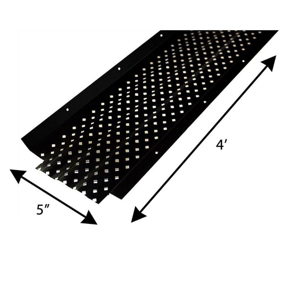 80 Feet! Spectra Universal Gutter Guard Armor Shield 5" x 4' (20-Pack ...