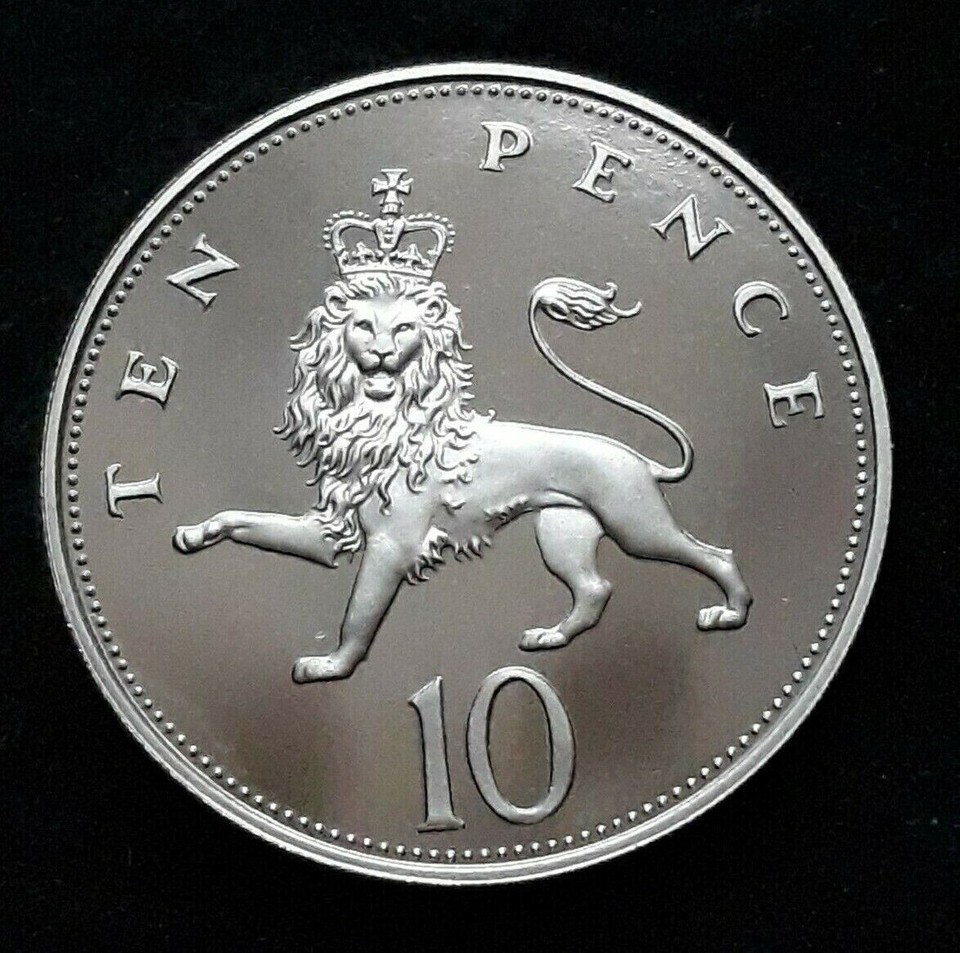 1971-2023 UK 10p Ten Pence Coins PROOF & BU BRILLIANT UNCIRCULATED ...