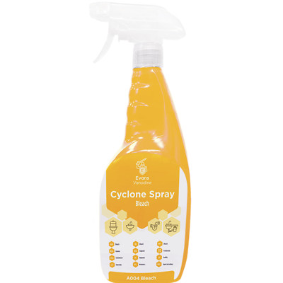 Evans Cyclone Spray With Bleach 750ML X 12 | eBay UK