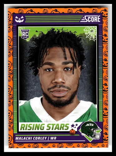 2024 Score-A-Treat #36 Malachi Corley Rising Stars Orange Pumpkin ...