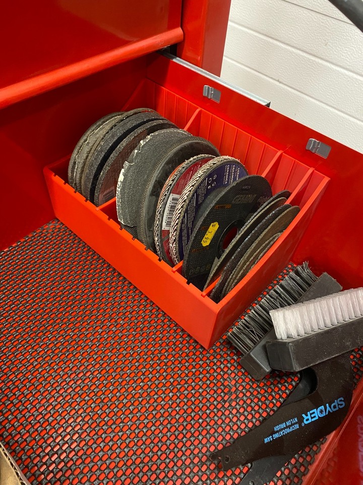 125mm Angle Grinder Disc Holder - Storage Rack for Sandpaper Grinding ...