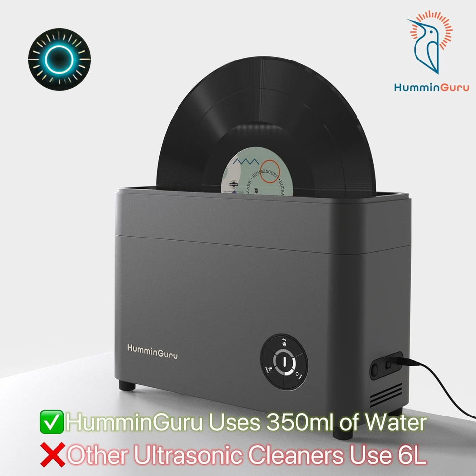 Ultrasonic Vinyl Record Cleaner- 40kHz Ultrasonic Vinyl Record Cleaning ...