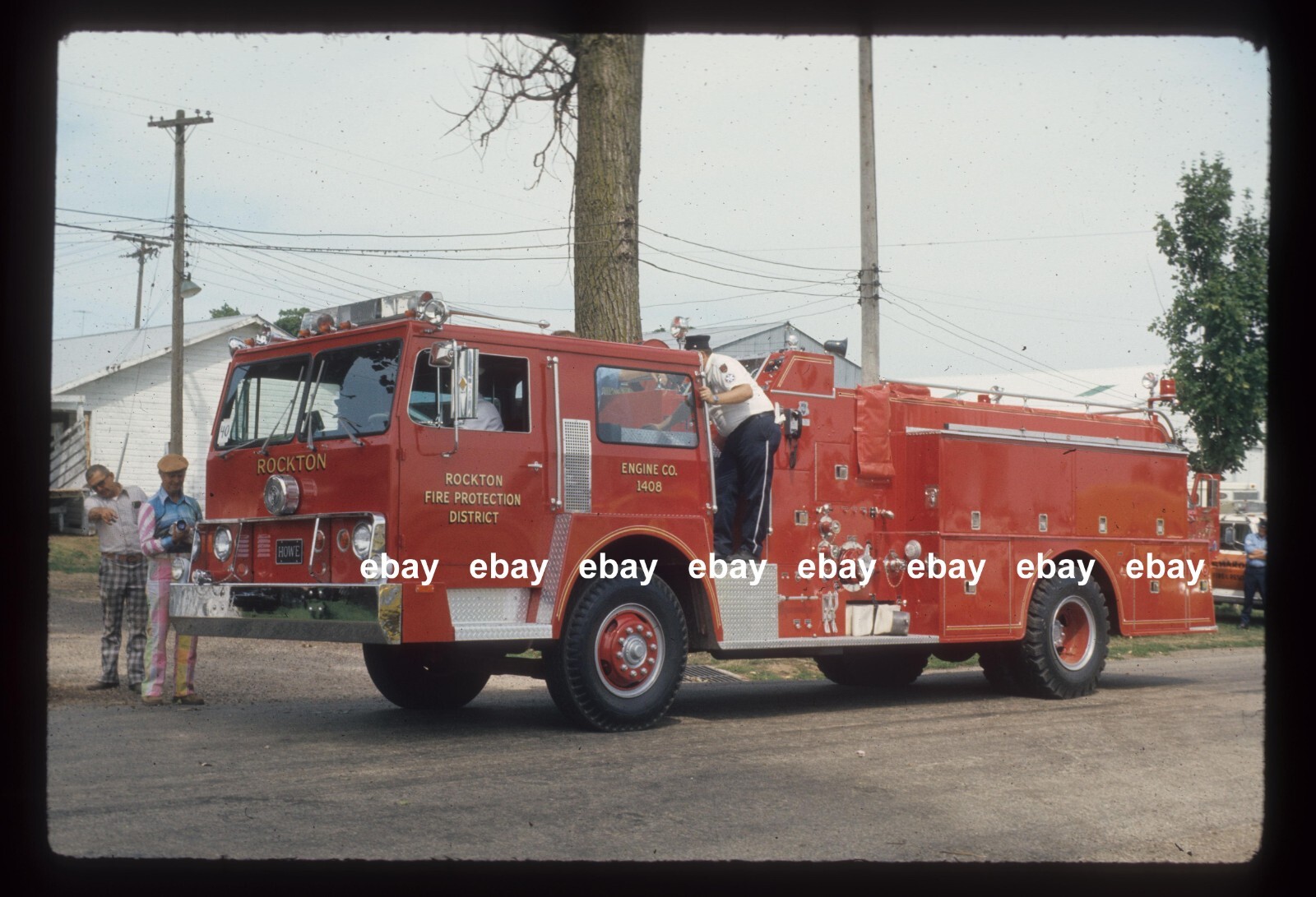 Rockton IL Hendrickson Howe pumper Fire Apparatus Slide | eBay