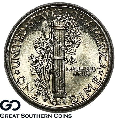 1941-D Mercury Dime, Full Split Bands, Gem BU++ FSB | eBay