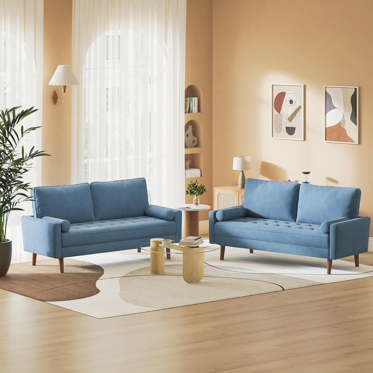 Powder Blue Sofa Uk | Baci Living Room