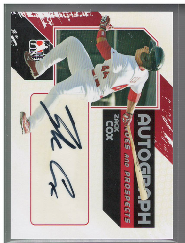 B4954- 2011 ITG Heroes and Prospects Full Body Autographs Silver #ZC ...
