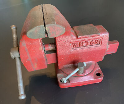Vintage WILTON 4" Red Vise with Swivel Base 121072 121070 Made in USA ...