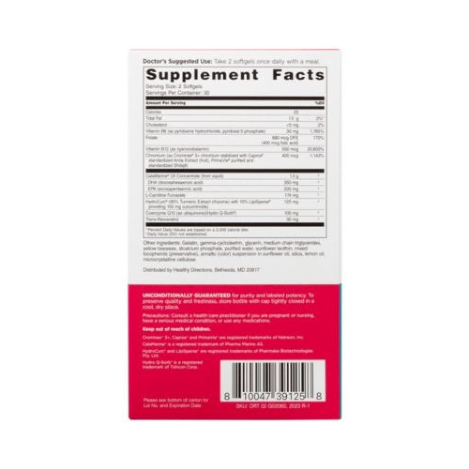 Omega Q Plus Max with Omega-3s, CoQ10, Resveratrol & Turmeric (60 ...