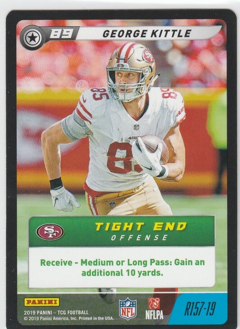 GEORGE KITTLE 2019 NFL FIVE FOOTBALL TCG R157 RARE SP CARD | eBay
