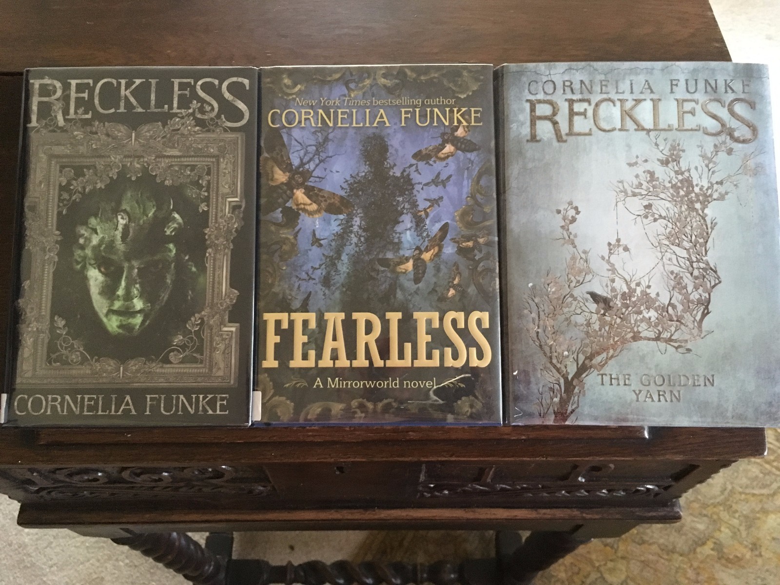 RECKLESS, FEARLESS, GOLDEN YARN, Cornelia Funke, all SIGNED w/ DRAWINGS, 1sts HC 9780316056090| eBay