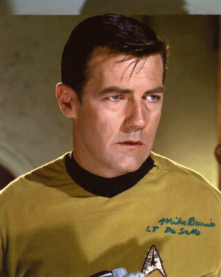 MICHAEL BARRIER SIGNED AUTOGRAPHED 8x10 PHOTO DESALLE STAR TREK TOS ...