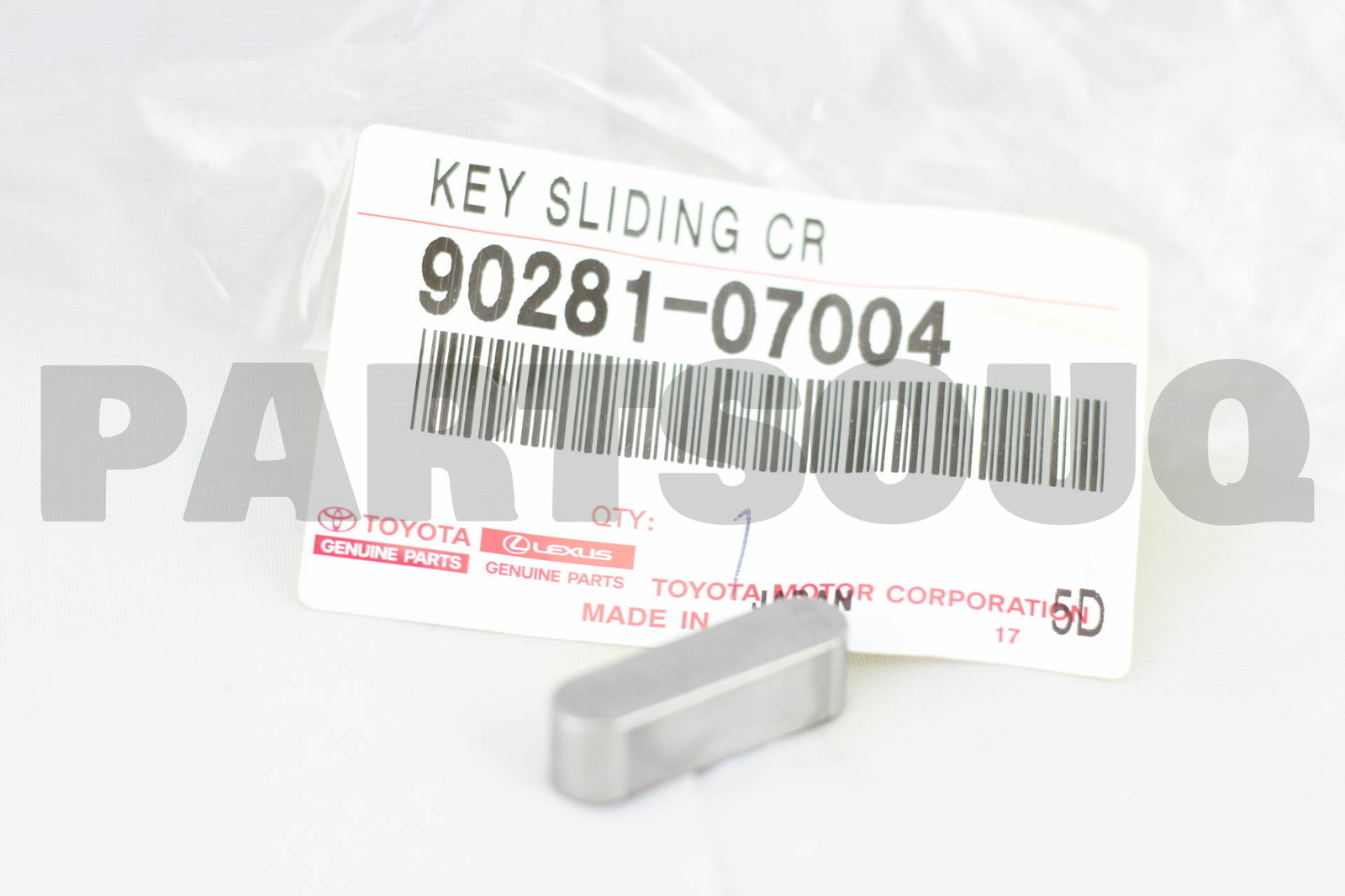 9028107004 Genuine Toyota KEY, CRANKSHAFT(FOR CRANKSHAFT PULLEY SET ...