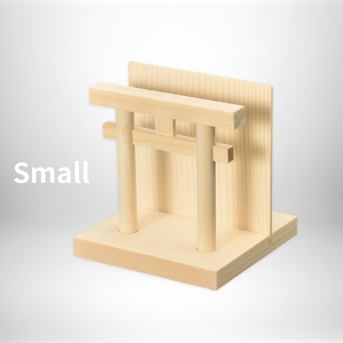 Shinto Shrine Amulet Ofuda Paper Stand Size S Torii Kamidana Altar Wood ...