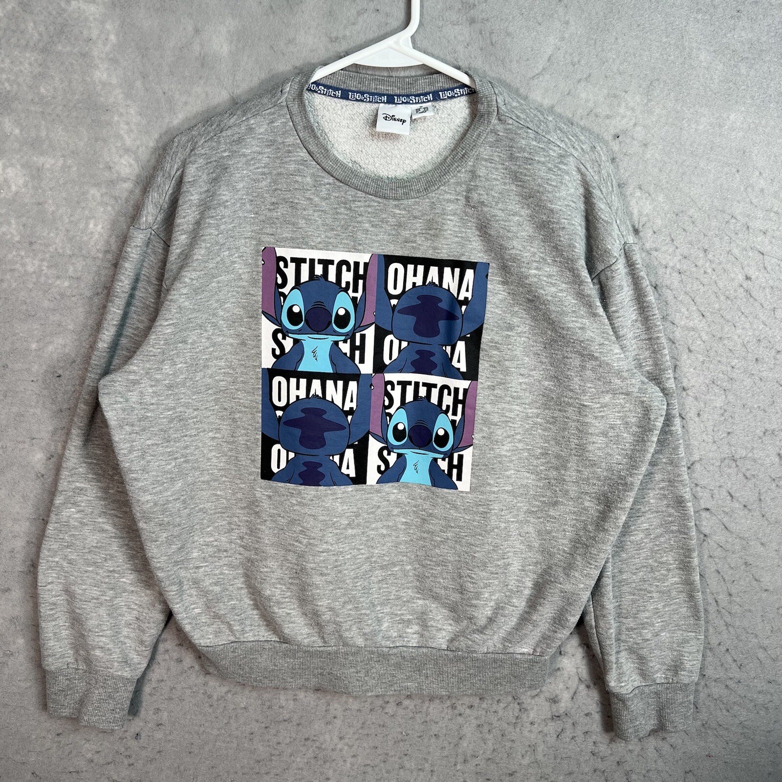 Disney Lilo Stitch Ohana Movie Promo Sweater Womens M… - Gem