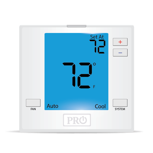 Pro1 IAQ T751 Non-Programmable Heat Pump Thermostat, 2H/2C | eBay