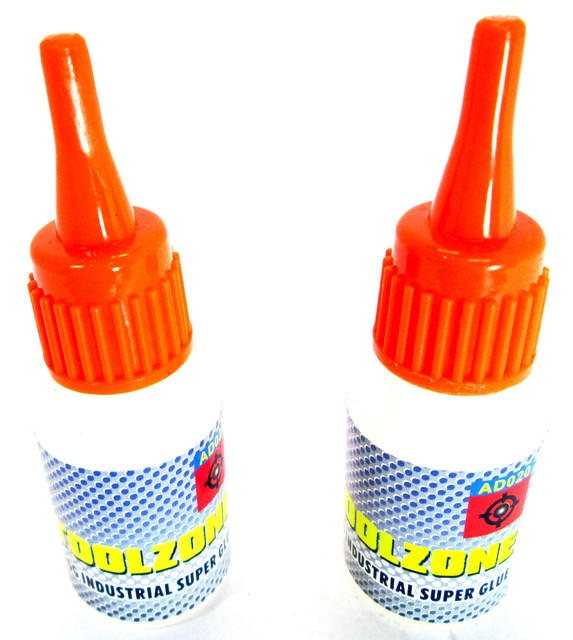 Toolzone Bottle Superglue 20g Industrial Super Glue Cyno Cyanoacrylate ...