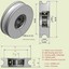 Delrin Acetal Pulley Wheel with U-groove Guiding Rail Choose Diameter ...