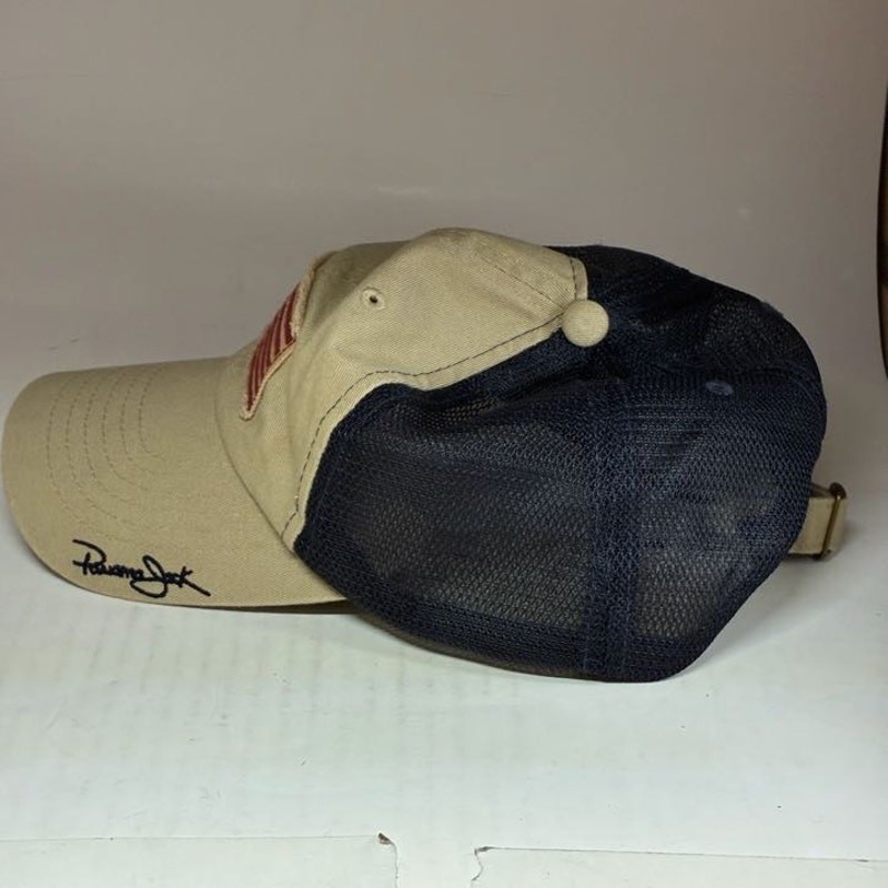 Panama Jack American Flag Hat One Size Adjustable Buckle Strap Mesh ...