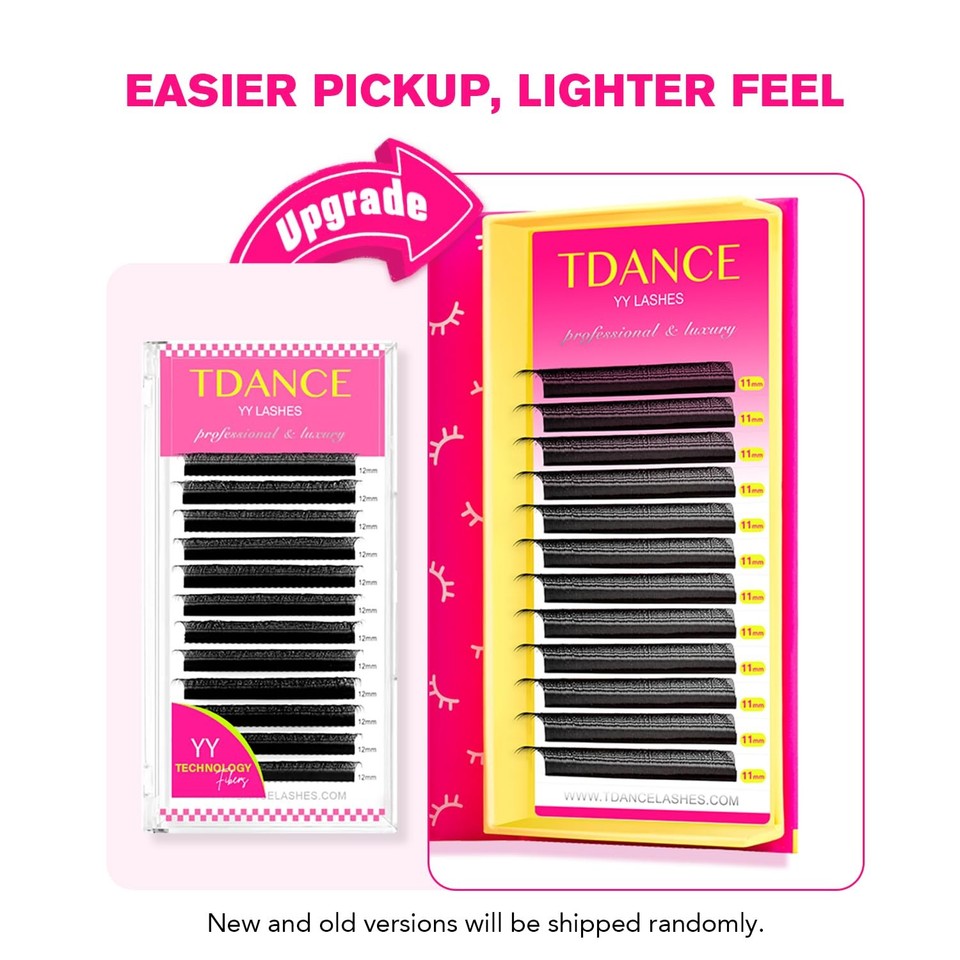 Premade Volume Eyelash Fans, Matte Black YY Lashes, 8-15mm Extensions ...