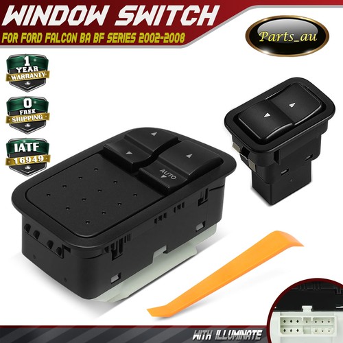 2x Electric Window Switches w/ illuminate for Ford Falcon BA BF 2002 ...